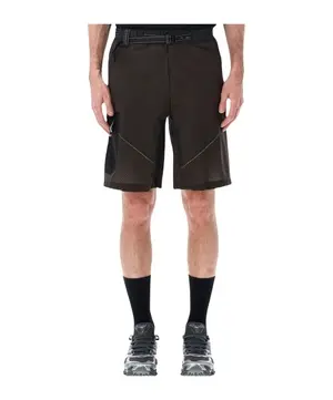 AND WANDER Breath Rip Mesh Pocket Shorts - Black