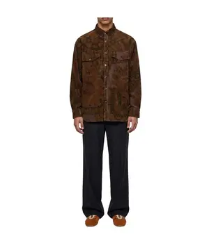 Dries Van Noten Loose Corduroy Shirt