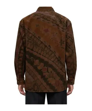 Dries Van Noten Loose Corduroy Shirt