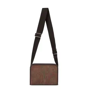Etro Small Arnica Paisley Messenger Bag - Brown