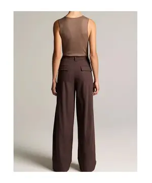 Vince Mid-rise Spliced Casual Pants