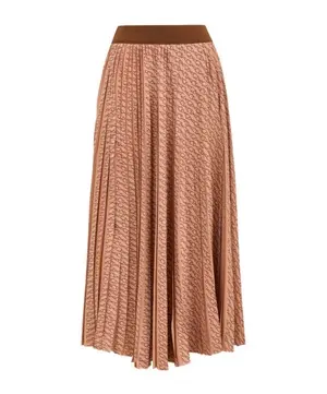 Herno Pleated Midi Skirt