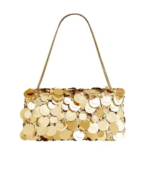 Rabanne Sequin-embellished Shoulder Bag - Gold