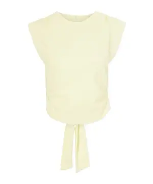 SIR. Sleeveless Vest With Adjustable Waist - Yellow