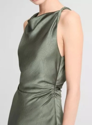 Vince Twisted Shoulder Dress