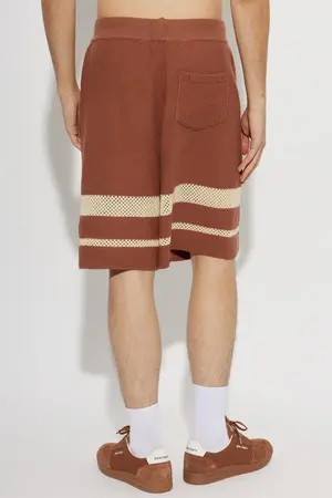 Palm Angels Drawstring Shorts With Back Pocket