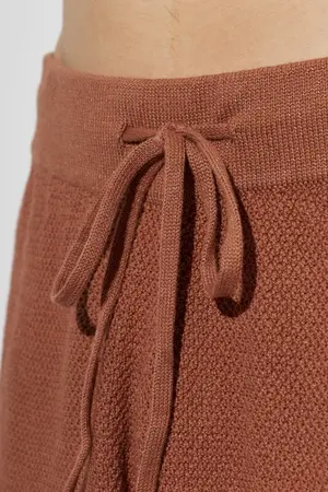 Palm Angels Drawstring Shorts With Back Pocket