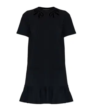 Valentino Garavani Short-sleeved Dress - Black