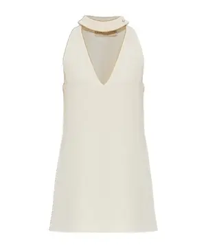 Valentino Garavani Sleeveless V-neck Dress - No