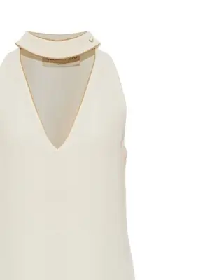 Valentino Garavani Sleeveless V-neck Dress - No