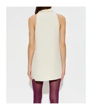 Valentino Garavani Sleeveless V-neck Dress - No