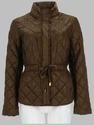 Michael Kors Quilted Belted Jacket