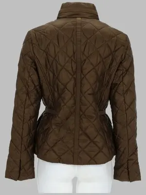 Michael Kors Quilted Belted Jacket