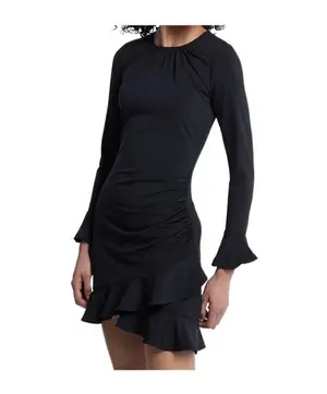 Michael Kors Ruffled Knit Dress