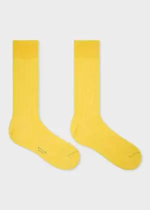 Paul Smith Multicolour Ribbed Socks Six Pack
