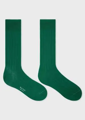 Paul Smith Multicolour Ribbed Socks Six Pack