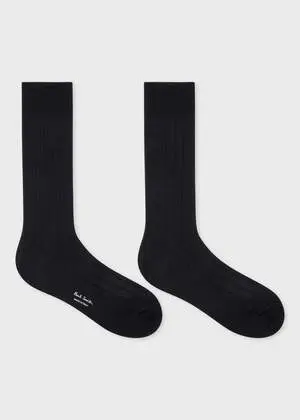 Paul Smith Multicolour Ribbed Socks Six Pack