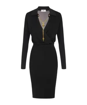 Elisabetta Franchi Long-sleeved Dress