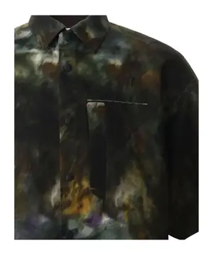 AND WANDER X Roa Abstract Print Short Sleeve Shirt