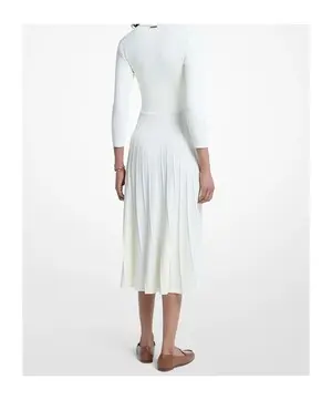 Michael Kors Stretch Knit Polo Shirt Dress