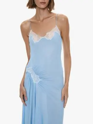 Christopher Esber Delphin Lace Rib Cami Dress