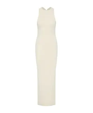 SIR. Saba Cross-back Maxi Dress With Beaded Embellishments - Ivory