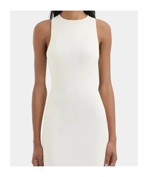 SIR. Saba Cross-back Maxi Dress With Beaded Embellishments - Ivory