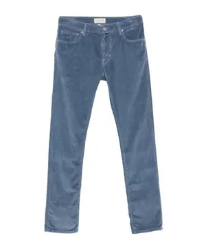 Jacob Cohen Bard Slim-fit Corduroy Trousers - Blue