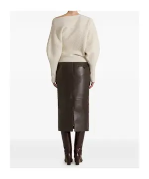 Alberta Ferretti Wide Boat-neck Sweater