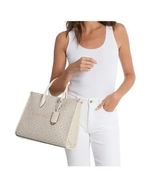 Michael Kors Mirella Signature Logo Tote Bag