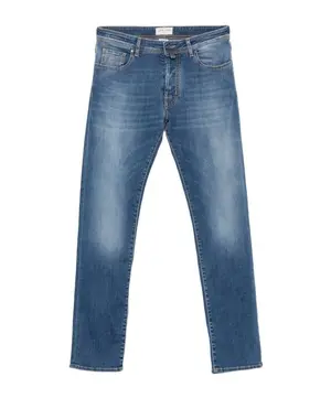 Jacob Cohen Bard Logo-patch Slim-fit Denim Jeans - Blue