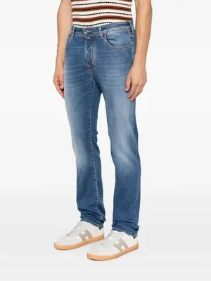 Jacob Cohen Bard Logo-patch Slim-fit Denim Jeans