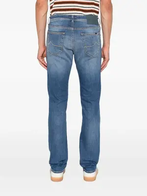 Jacob Cohen Bard Logo-patch Slim-fit Denim Jeans