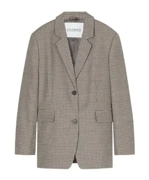 Closed Lola Houndstooth Blazer - Gray