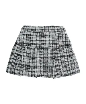 Monnalisa Tweed Skirt - Gray