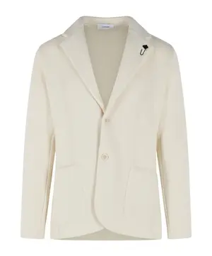 LARDINI Long-sleeve Blazer - Ivory