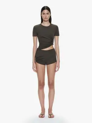 Christopher Esber Droplet Crystal Ruched Tee