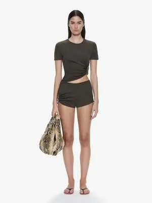 Christopher Esber Droplet Crystal Ruched Tee
