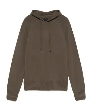 TOM FORD Hooded Sweater - Brown