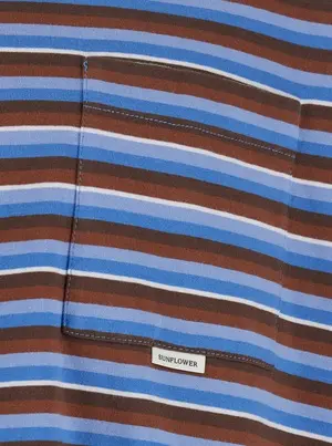 SUNFLOWER Striped Pocket Long Sleeve T-shirt