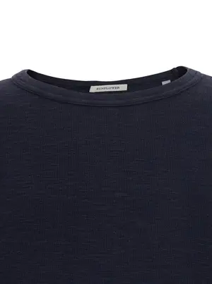 SUNFLOWER Waffle Long-sleeve Knitted Top