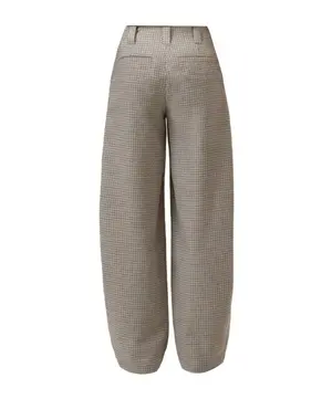 Closed Barlie Checked Wide-leg Trousers