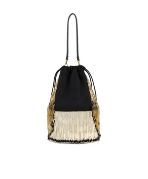 Etro Small Suede Kalispera Bag With Embroidery And Beads
