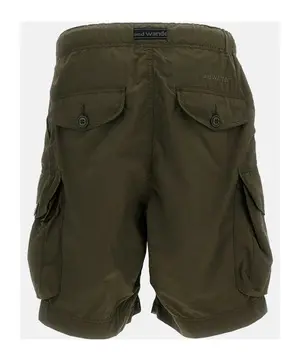 AND WANDER Workwear Belted Shorts