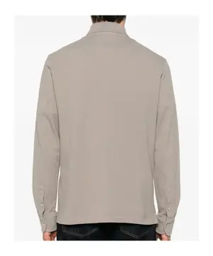 Etro Pegaso-embroidered Long-sleeve Polo Shirt