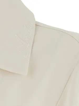 Amiri Logo Embroidered Buttoned Shirt