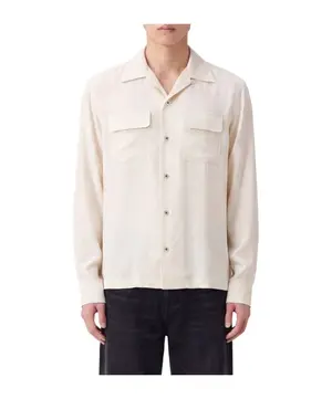 Amiri Logo Embroidered Buttoned Shirt - White