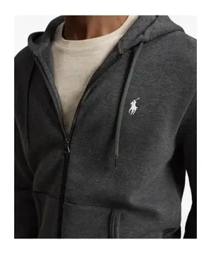 Polo Ralph Lauren Full-zip Sweatshirt With Signature Pony Motif - Grey