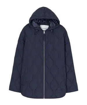 Closed Quilted Oversized Jacket - Black