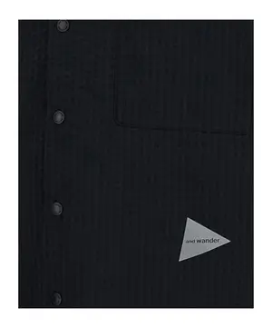 AND WANDER Collared Short-sleeved Shirt